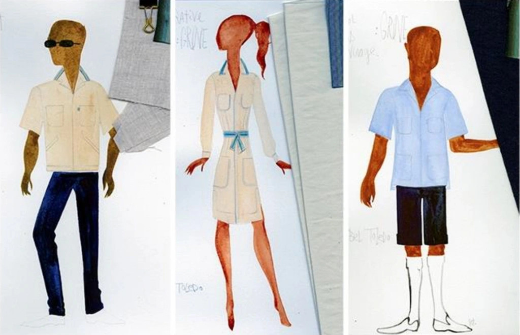 Isabel and Ruben Toledo Design Miami Condo Staff Uniforms